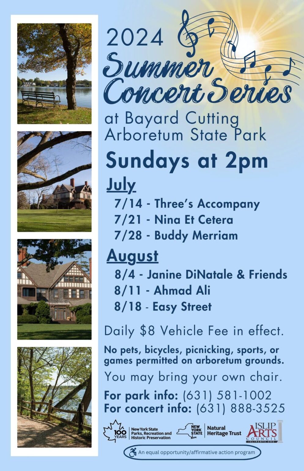 Events for November 2025 Bayard Cutting Arboretum